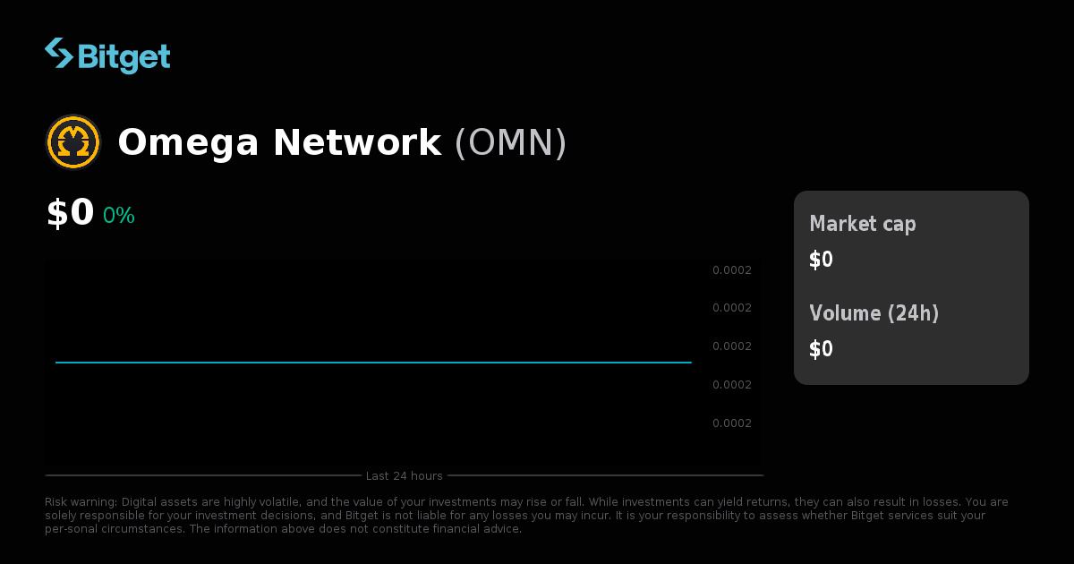 Omega Network Price Today, OMN USD Live Charts, Market Cap & News | Bitget