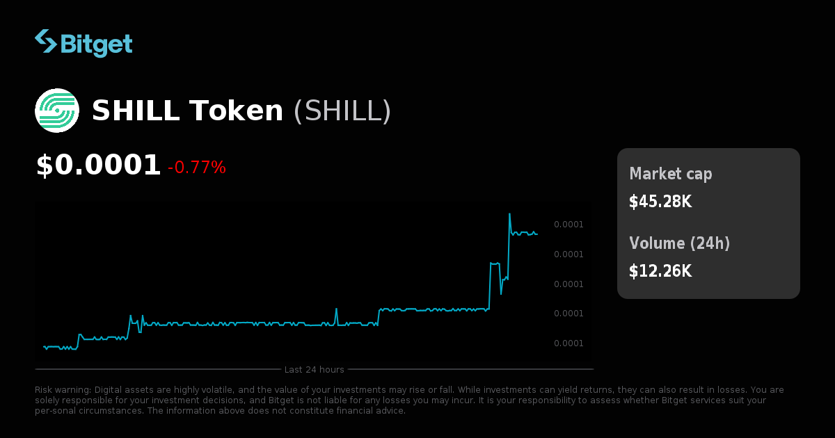 SHILL Token Price Today, SHILL USD Live Charts, Market Cap & News | Bitget