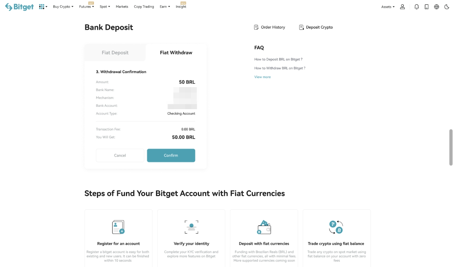 How to withdraw BRL on Bitget? | Bitget