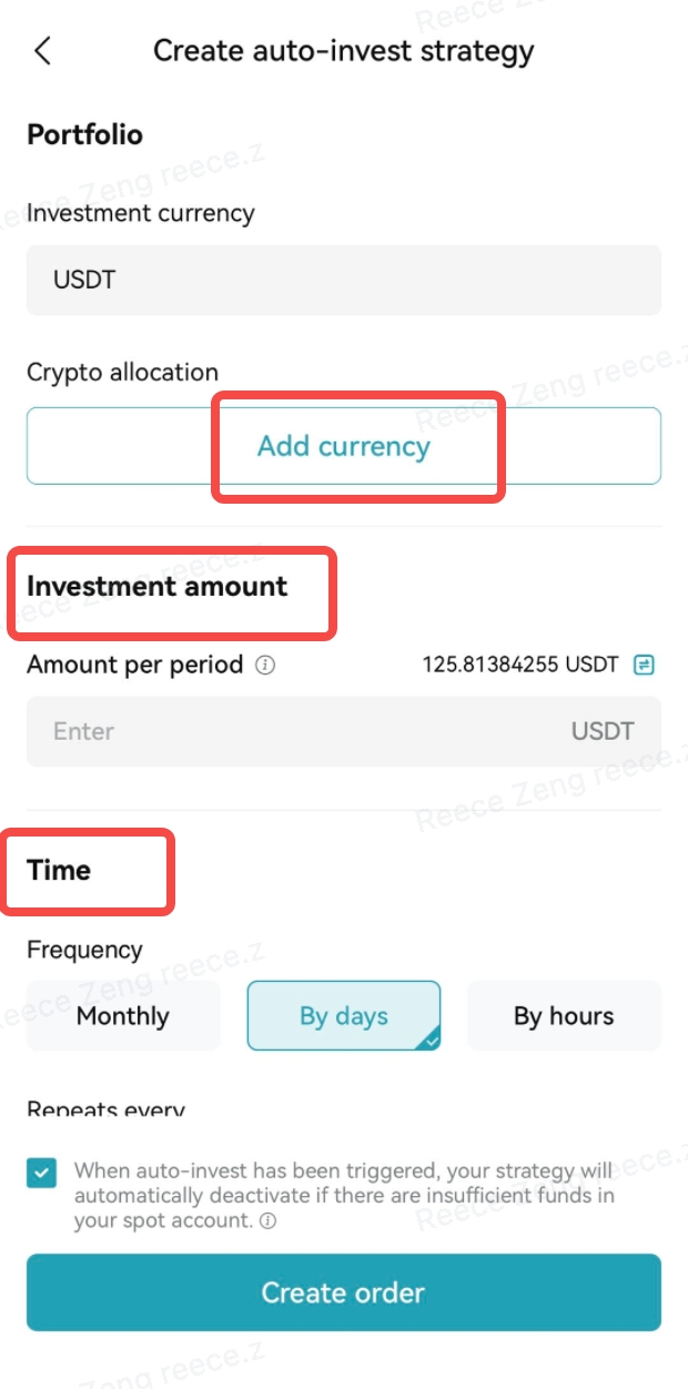 Spot Auto-Invest tutorial