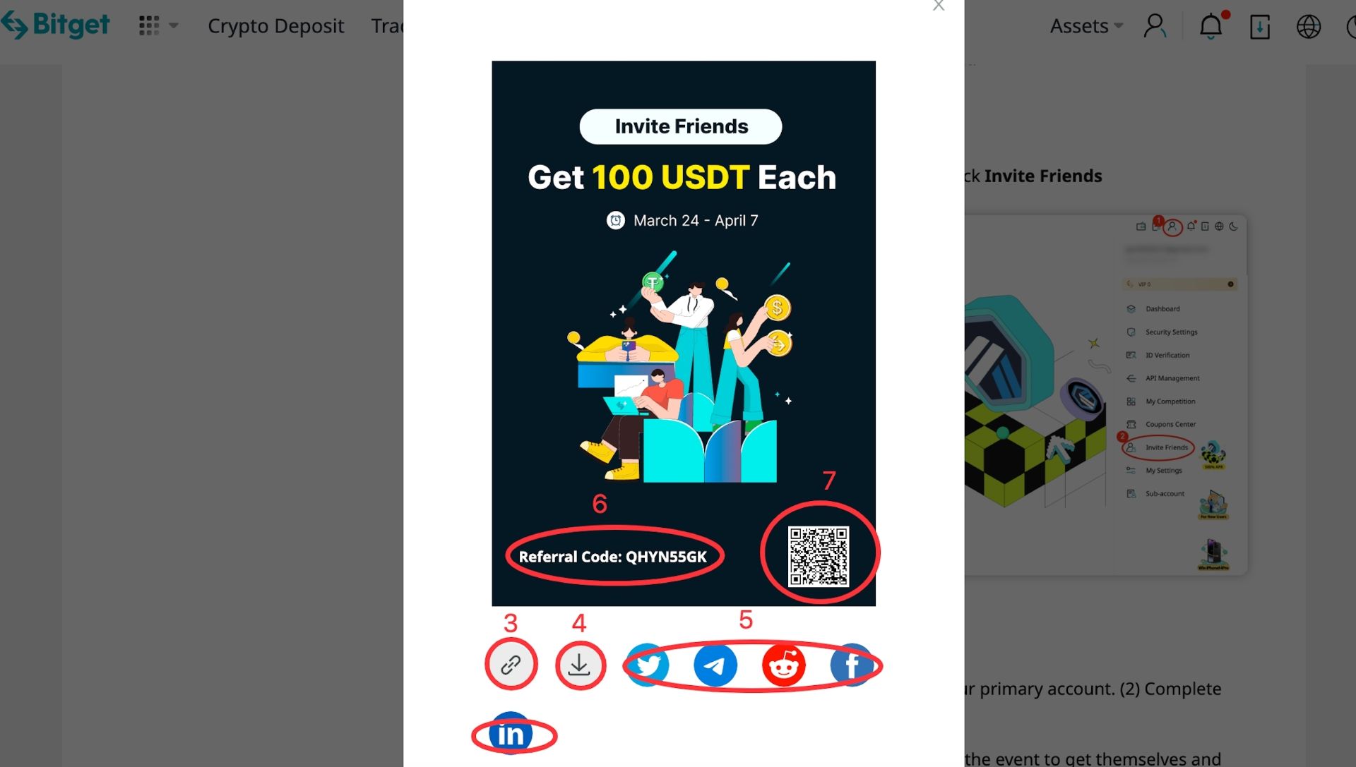 Invite Friends And Grab A Share Of 600 000 USDT Bitget