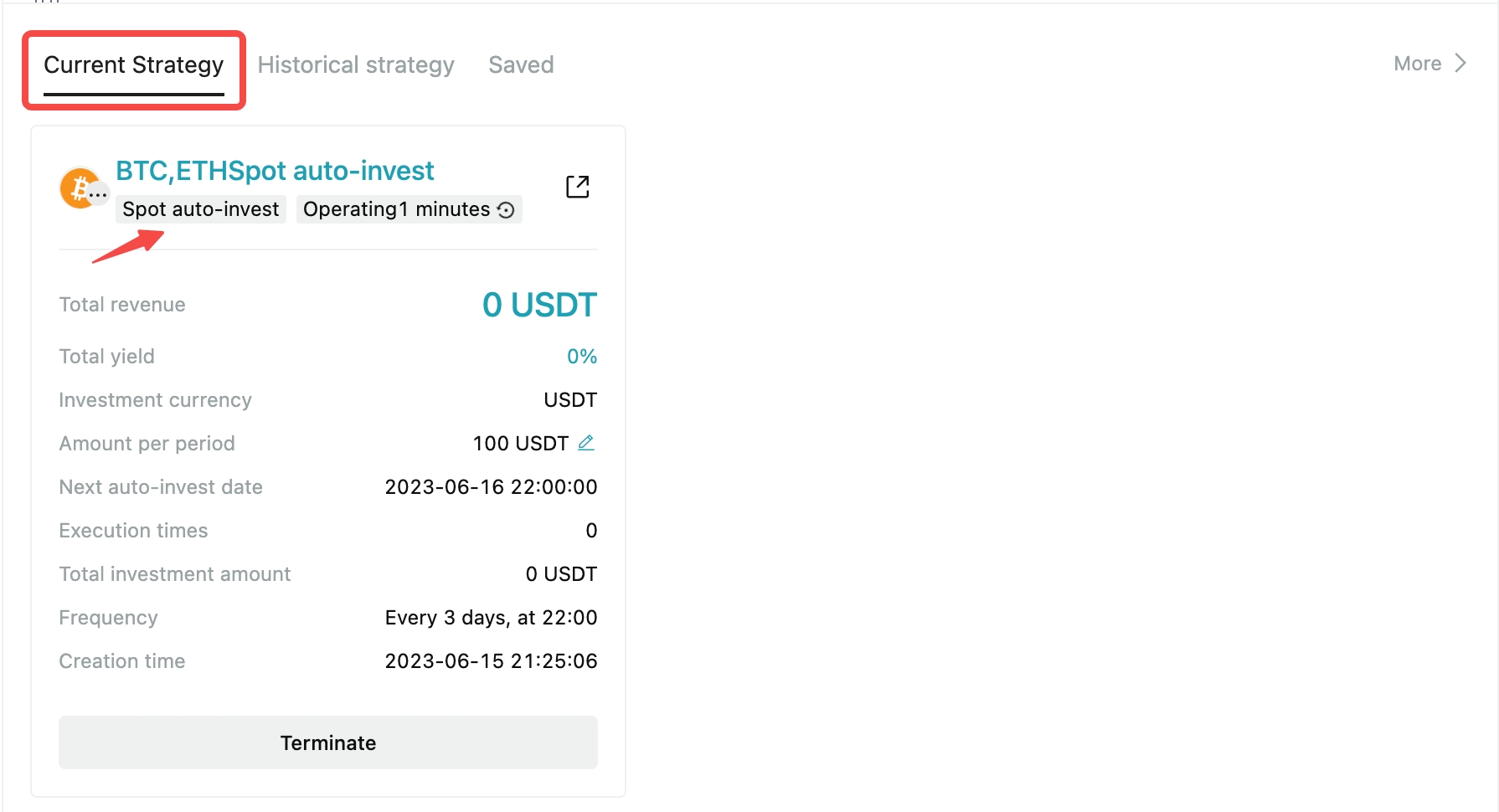 Spot Auto-Invest tutorial