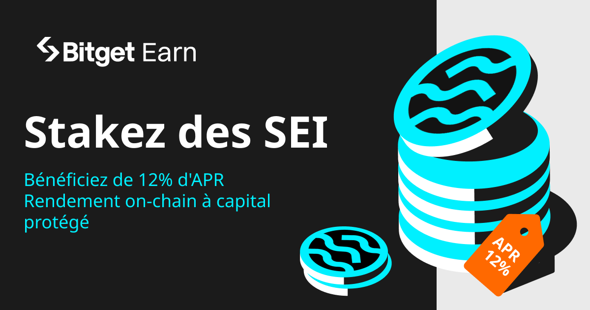 Bitget lance le staking de SEI avec un APR de 12% | Bitget