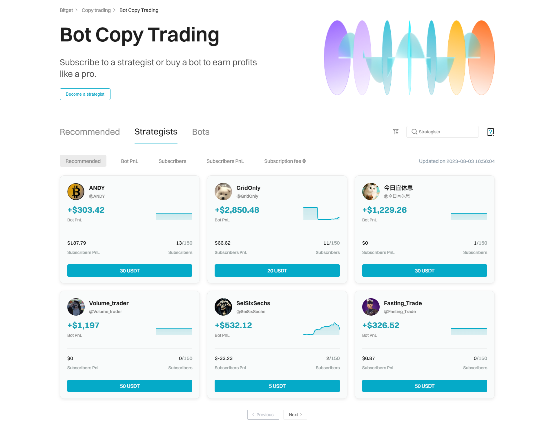 Trade like the pros with Bitget Bot Copy Trading!