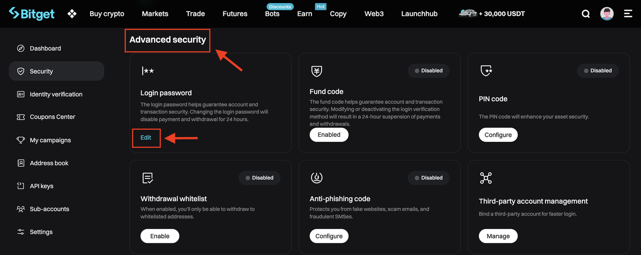 How to Change My Bitget Account Password? - Website Guide | Bitget ...