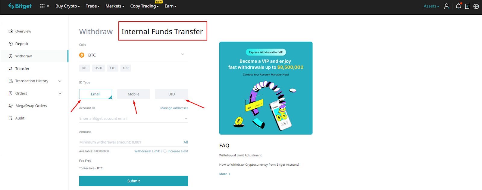 How to Make a Withdrawal From the Bitget Website | Bitget Academy